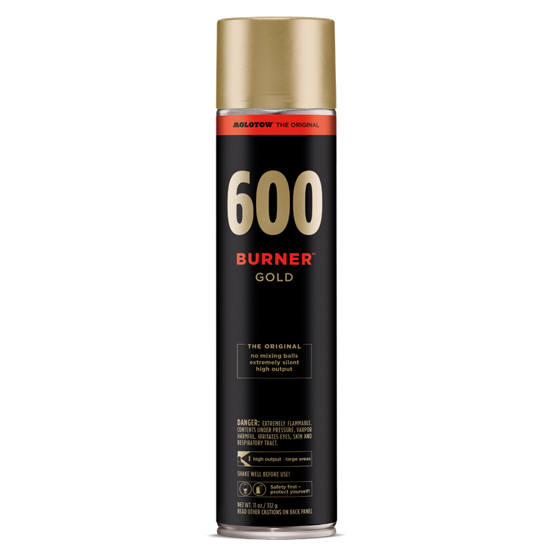 Molotow Burner Gold 600ml Redblack